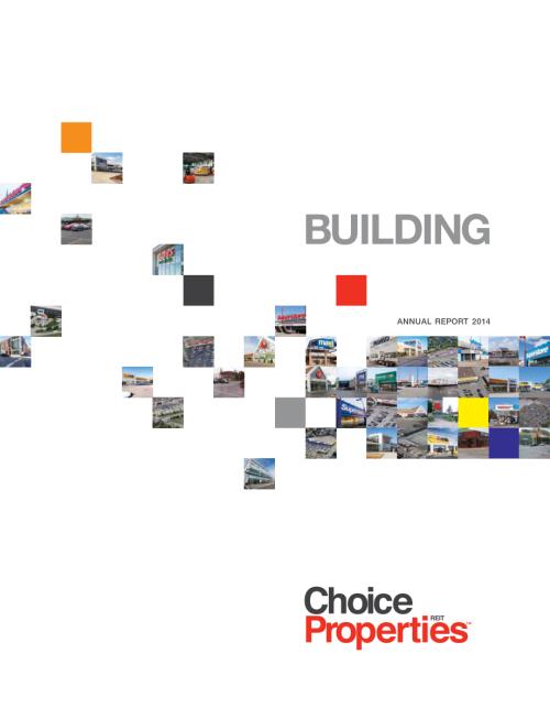 Choice Properties REIT (CHP) 2014年年度报告「TSX」.pdf_三个皮匠报告