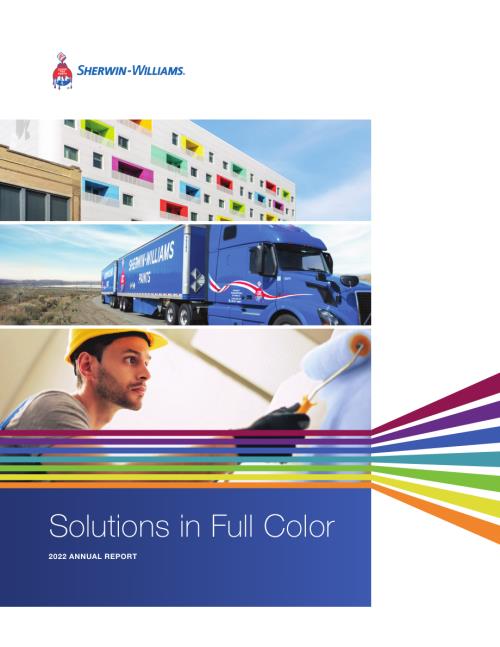 The Sherwin-Williams Company (SHW) 2022年年度报告「NYSE」.pdf_三个皮匠报告