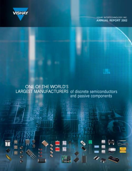 Vishay Intertechnology Inc. (VSH) 2002年年度报告「NYSE」.pdf_三个皮匠报告