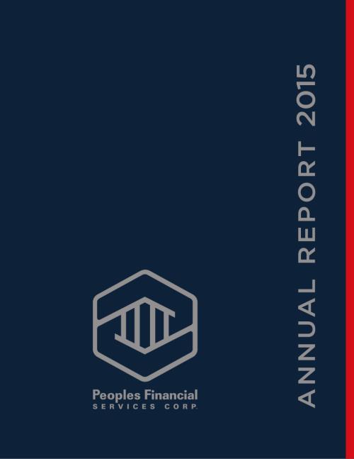 Peoples Financial Services Corp. (PFIS) 2015年年度报告「NASDAQ」.pdf_三个皮匠报告