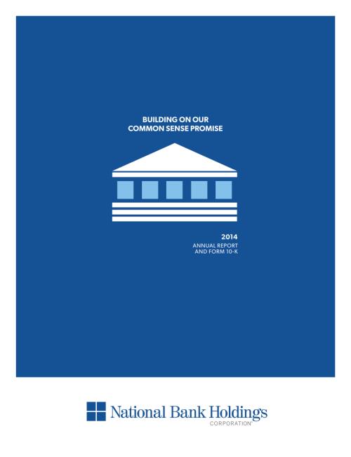 National Bank Holdings Corp (NBHC) 2014年年度报告「NYSE」.pdf_三个皮匠报告